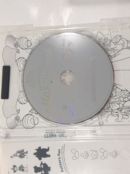 Disney Mickey Mouse Clubhouse Minnies Masquerade Dvd Movie Film Disc