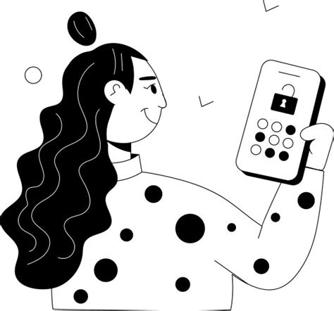 Mobile Password Royalty Free Vector Image Vectorstock