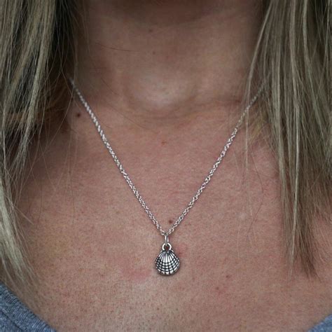 Sterling Silver Sea Shell Necklace Collections