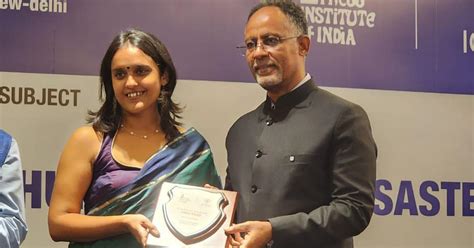 Scrolls Vaishnavi Rathore Wins First Prize For Best Article At Pii Icrc Annual Awards 2023