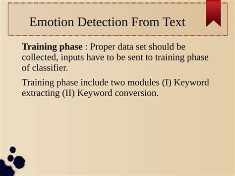 Emotion Detection From Text Using Data Mining And Text Mining Ppt