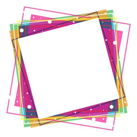 Bingkai Transparan Aesthetic Gudang Gambar Vector Png Images And
