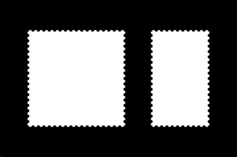 우표 패턴 프레임 세트입니다 빈 직사각형 빈티지 우표 흰색 태그 레이블 쿠폰 곡선 흔들리 물결 모양의 천공 가장자리가 있는 상자 텅 빈 테두리 엽서 편지를 위한 배경막 0