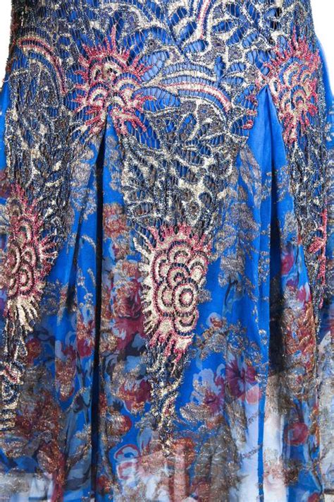 1920s Silver Lamé Lace And Chiffon Dress At 1stdibs
