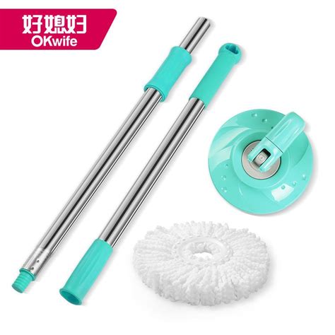 好媳妇旋转拖把杆通用配件原装拖把杆一套 含杆 盘 拖头 草绿色 1套 含1杆1盘1头 报价 参数 图片 视频 怎么样 问答 苏宁易购