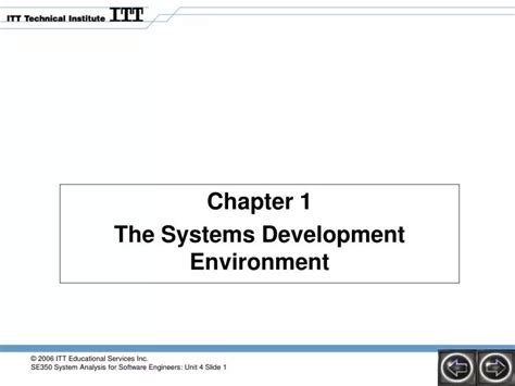 Ppt Chapter The Systems Development Environment Powerpoint Presentation Id