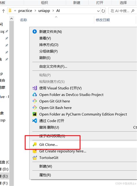 使用tortoisegit连接远程仓库进行克隆、拉取、获取、提交、推送、新建切换分支、重命名、删除的一套流程（附带巨全面的git命令）tortoisegit克隆项目到本地 Csdn博客