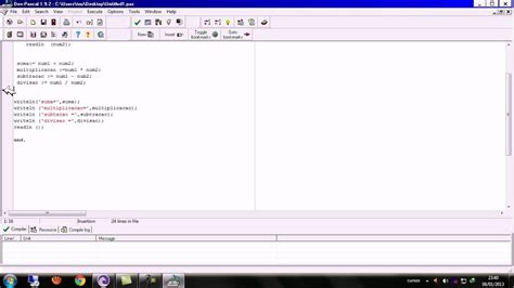 Aula 001 Dev Pascal Youtube