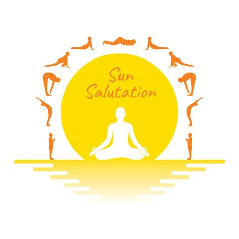 310 Sun Salutation Stock Illustrations Royalty Free Vector Graphics