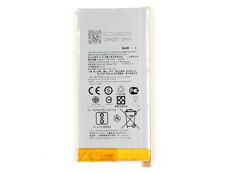 Batería motorola GL40 3 8V Batería de Smartphones reemplazo de