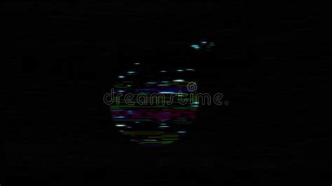 Monitor Glitch Background Loop Screen Noise Texture Stock Video Video Of Lines Background