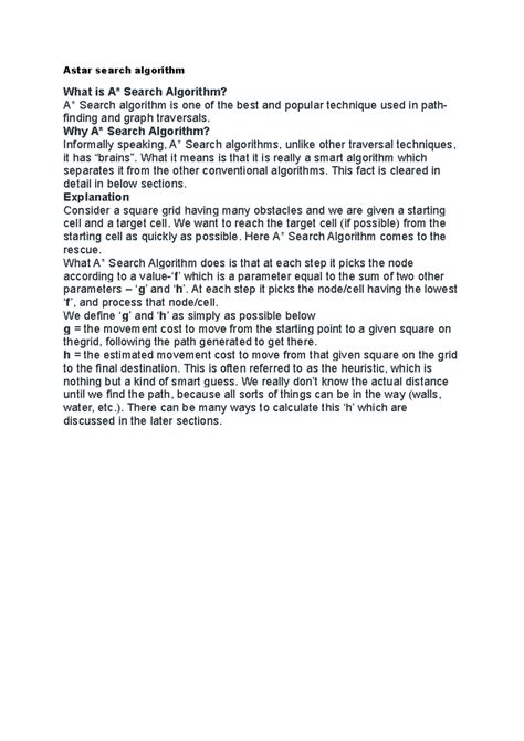 Astar Search Algorithm Astar Search Algorithm What Is A Search Algorithm A Search Algorithm