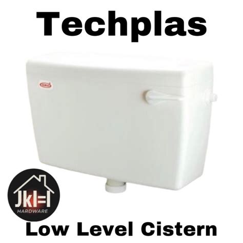 TECHPLAS Elegen Flush Low Level Plastic Flush Cistern Toilet Cistern Tandas Kotak Jamban Kotak