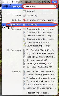 Technalized Life How To Run Disk Utility On Mac OS X 10 6 Snow Leopard To Repair Permissions