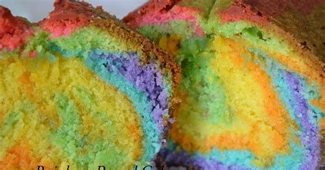 Rainbow Pound Cake Shobskitchen