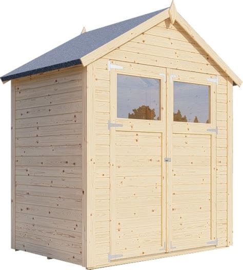 לקנות מחסן גינה מעץ GardenX דגם Aberton 64 מידות 2 02x1 31 מטר