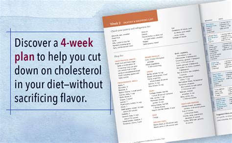 The Low Cholesterol Cookbook And Action Plan 4 Weeks To Cut