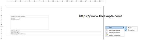 Axapta V S Me QuickFix Cheque SSRS Report Modification