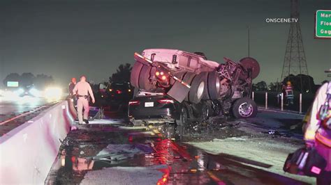 Deadly Crash Involving Fuel Tanker Shuts Down Freeway In Los Angeles Ktla