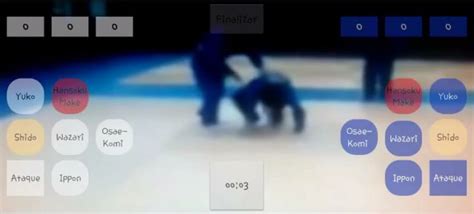 Judo Match Data Recording Application For An Android Mobile Device