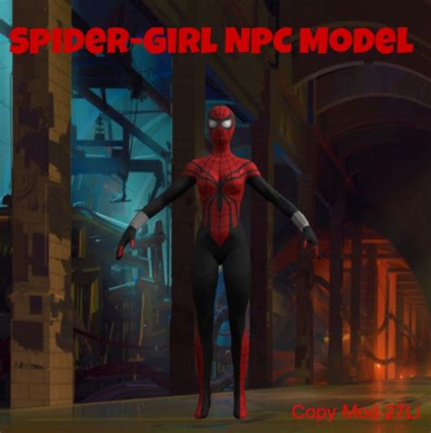 Second Life Marketplace Spider Girl Npc Model