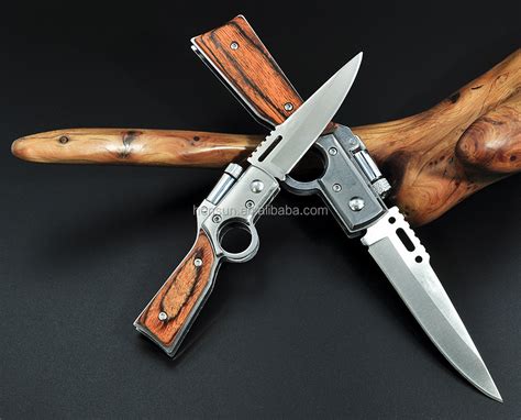 Knife Edc Light Folding Hunting Wood Handle Outdoor Okapi Bushcraft