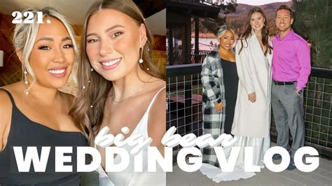 MICHELLE S WEDDING IN BIG BEAR Lakeside Cabin Ceremony Shopping In