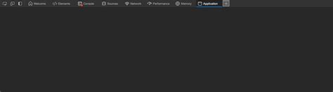 Empty Application Tab In Devtools Microsoft Community Hub