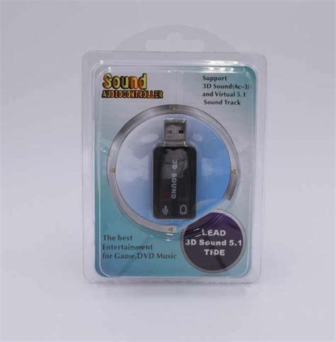 АУДІОТЕХНІКА АКСЕСУАРИ Зовнішня Usb звукова карта 3d 3794 Rivcont