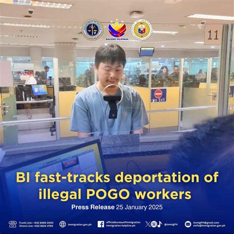 Bi Fast Tracks Deportation Of Illegal Pogo Workers Bureau Of