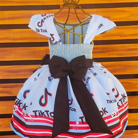 Vestido Tik Tok Elo7 Produtos Especiais