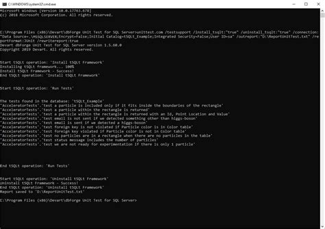 DbForge Unit Test Features