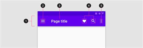 App Bars Top Material Design