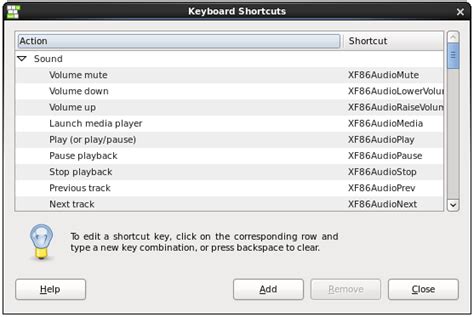 Configuring Centos 6 Desktop Keyboard Shortcuts Techotopia