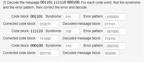 Solved Point Consider The Linear Code With Generator Chegg