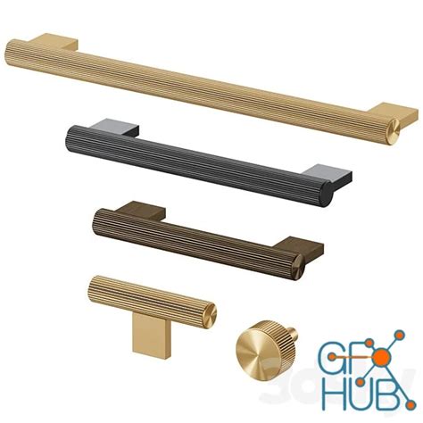3d Model Furniture Handles Grafo By Meraki 136335