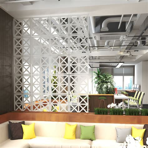 Modular Partitioning System For Decorating Walls Dividing Rooms Sku