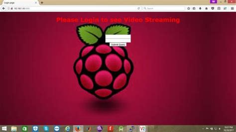 Video Streaming On Flask Server Using Rpi