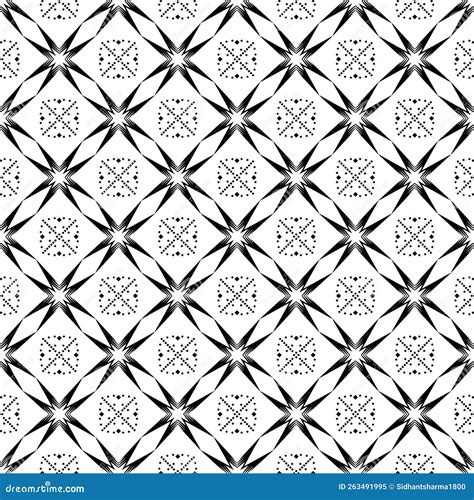 abstract black seamless repeated design on white background