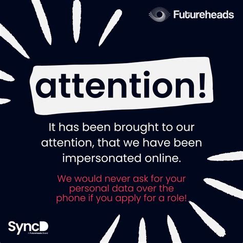 Futureheads Recruitment B Corp™ On Linkedin Please Be Aware That A
