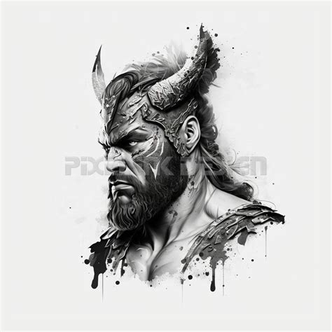 Ares Greek God Of War Tattoo