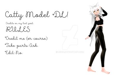 Catty Model Dl Down By Miihh On Deviantart