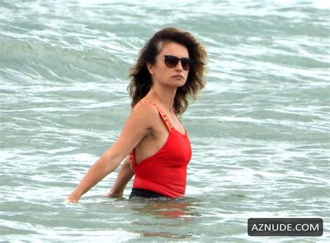 Penelope Cruz Sexy Enjoys A Day Out On The Beach In Fregene Aznude