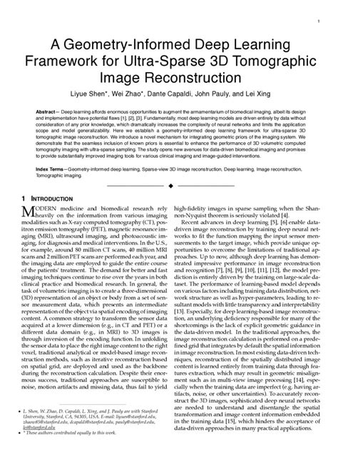 a geometry informed deep learning framework for ultra sparse 3d