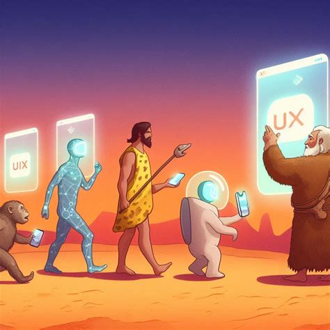 Evolution Of Ux Design From Cavemen To Cyberspace Evolution By