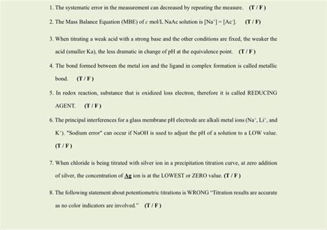 Solved The Systematic Error In The Measurement Can Chegg