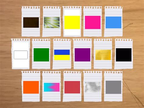 School Objects Year 1 Colors Flip Tiles