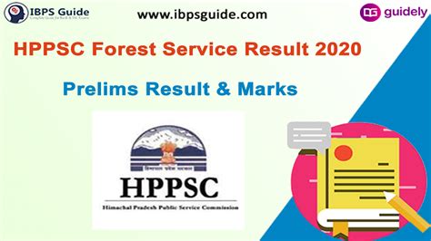 HPPSC Forest Service Result 2020 HPFS Prelims Exam Result Marks