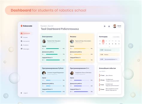Educational Dashboard Behance