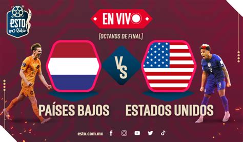 Qatar 2022 Países Bajos Vs Estados Unidos En Vivo Octavos De Final